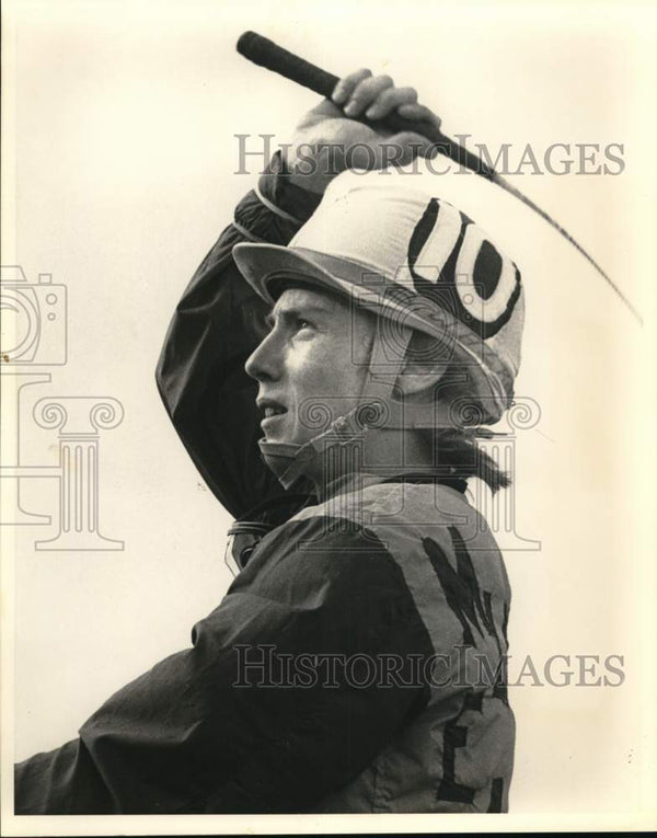 1982 Press Photo Jockey Bobby Walker - nos32180 - Historic Images