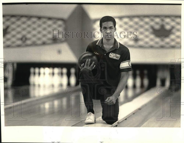 1985 Press Photo Bowler John Williams at Sugar Bowl Lanes - nos34005 ...