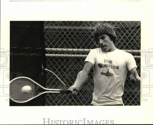 1980 Press Photo Tennis Player Tim Siegel - nos34218 - Historic Images