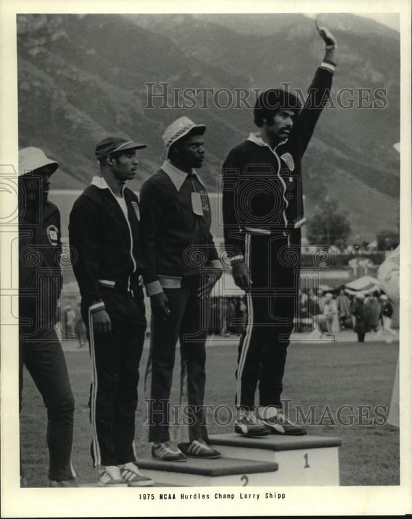 1976 Press Photo 1975 NCAA Hurdles Champion Larry Shipp - nos34995 ...
