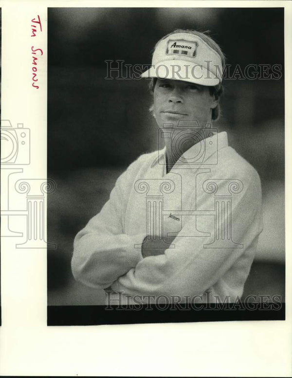 1983 Press Photo Golfer Jim Simons - nos35399 - Historic Images
