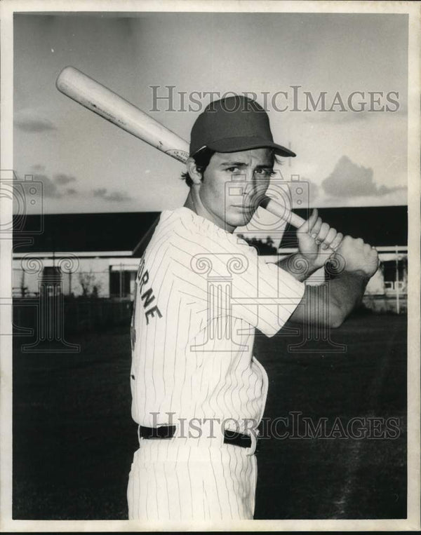 1970 Press Photo Baseball player Craig Silva ready to bat - nos35485 ...