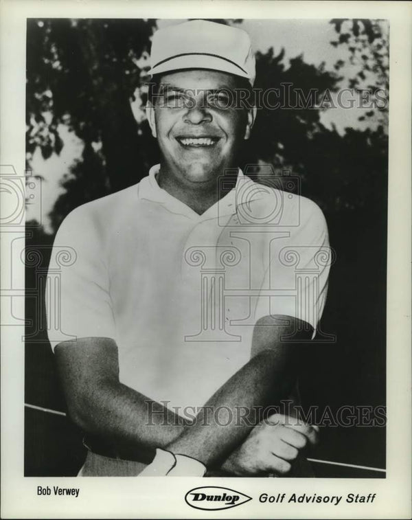 Press Photo Bob Verwey, Dunlop Golf Advisory Staff representative ...