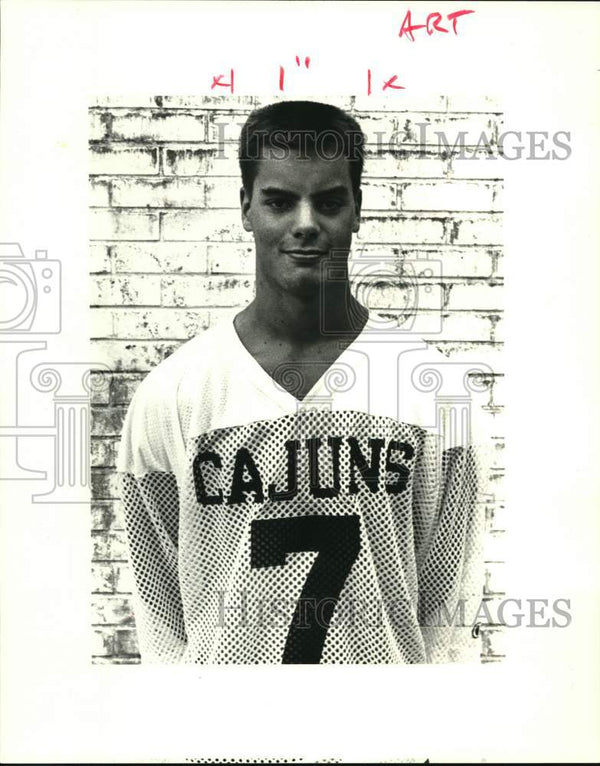 1986 Press Photo Country Day's quarterback Steve Victory - nos35527 ...