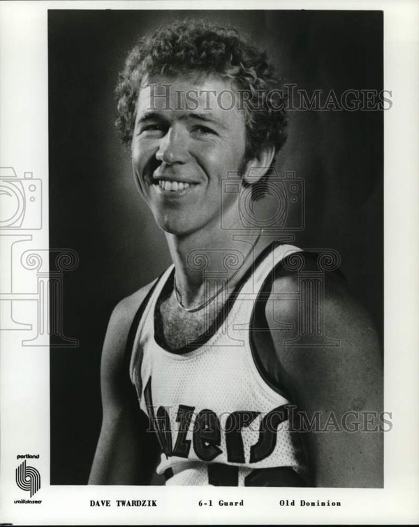 1978 Press Photo Dave Twardzik, Portland Trail Blazers Basketball ...