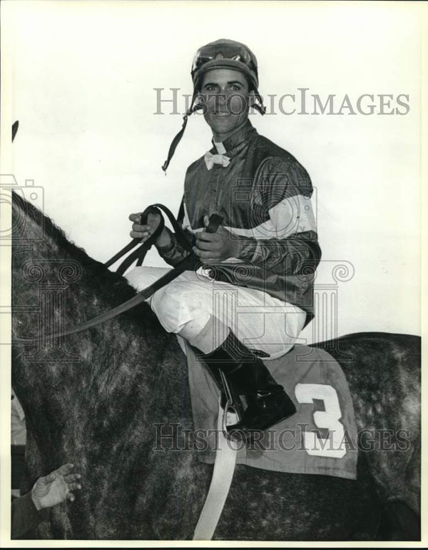 1987 Press Photo Gary Stevens, Jockey - Historic Images