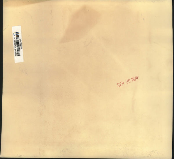 1974 Press Photo Alan Greenspan & Roy Ash at economic summit in ...