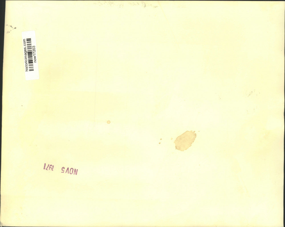 1971 Press Photo Senator Henry Jackson greeted in Nashville, Tennessee ...