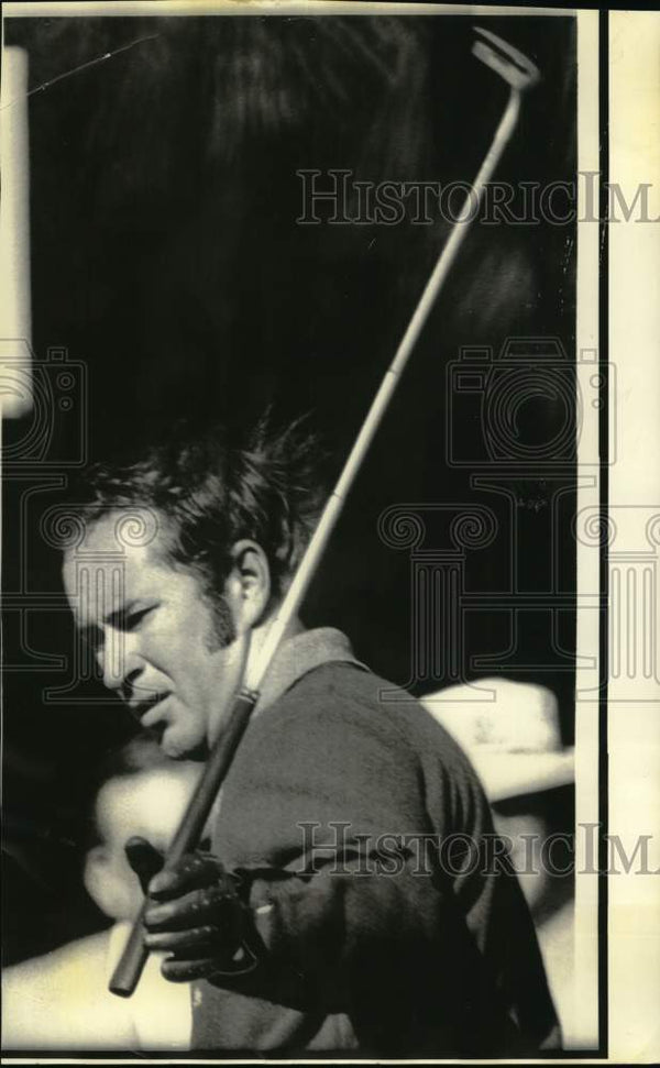1973 Press Photo Golfer Gibby Gilbert at World Open Golf Championship ...