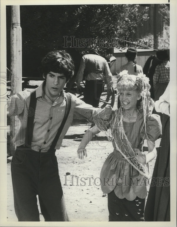 1981 Press Photo Allison Balson & Matthew Laborteaux in Movie Scene ...