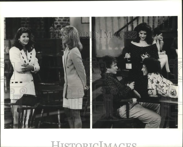 1993 Press Photo Scene from the "Cheers" Finale airing on NBC ...