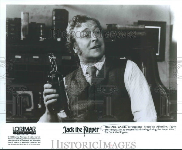 1988 Press Photo Actor Michael Caine in Scene From Jack the Ripper ...