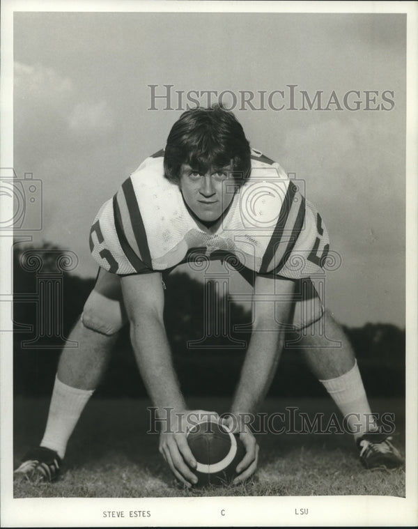 1976 Press Photo Louisiana State University's Center, Steve Estes ...