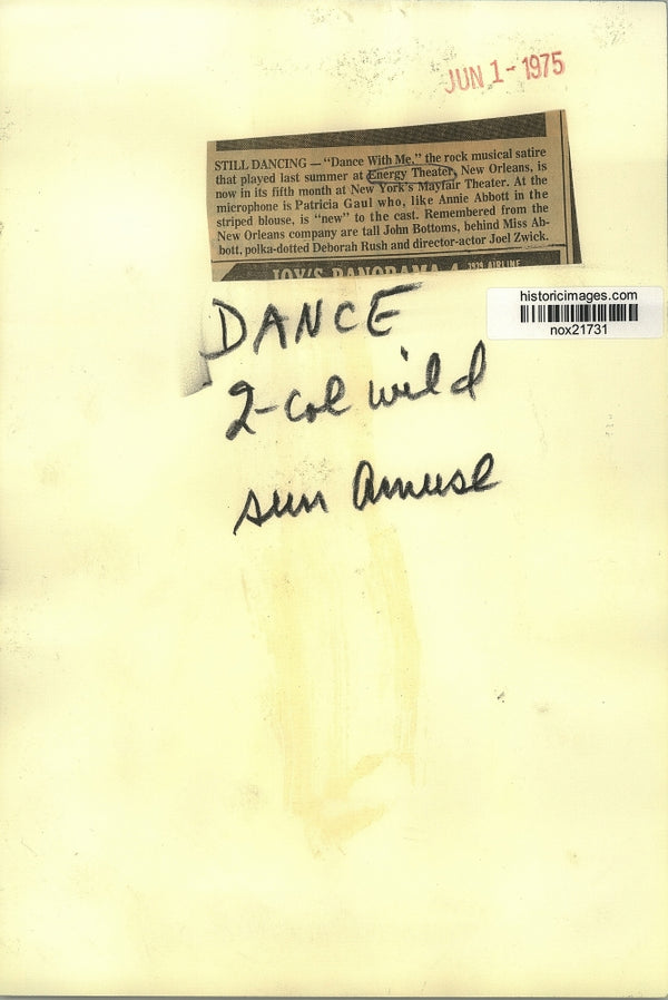 1975 Press Photo Energy Theater "Dance With Me" cast now in New York ...