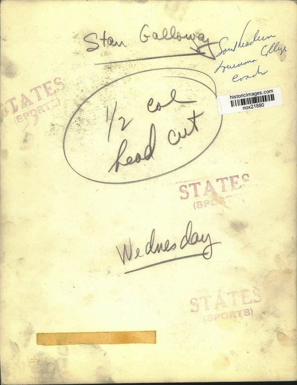 1949 Press Photo Stan Galloway, Louisiana college coach - nox21880 ...