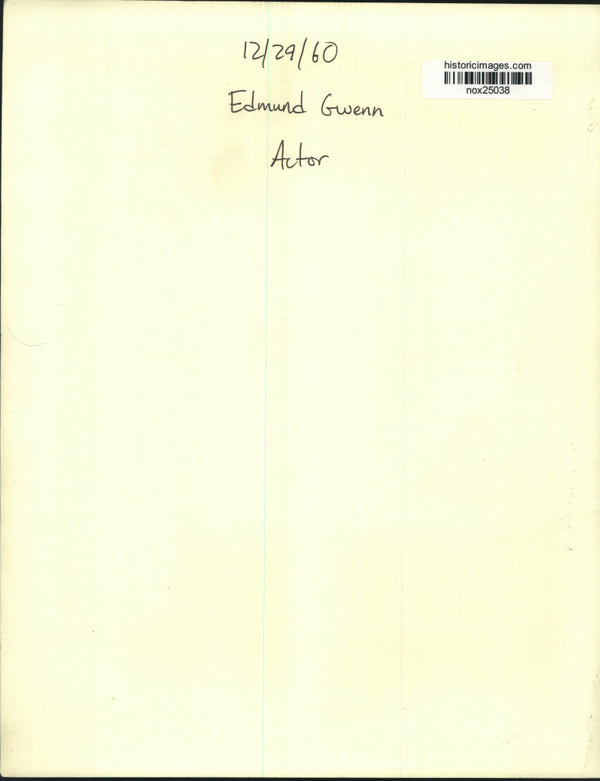 1960 Press Photo Actor Edmund Gwenn - nox25038 - Historic Images