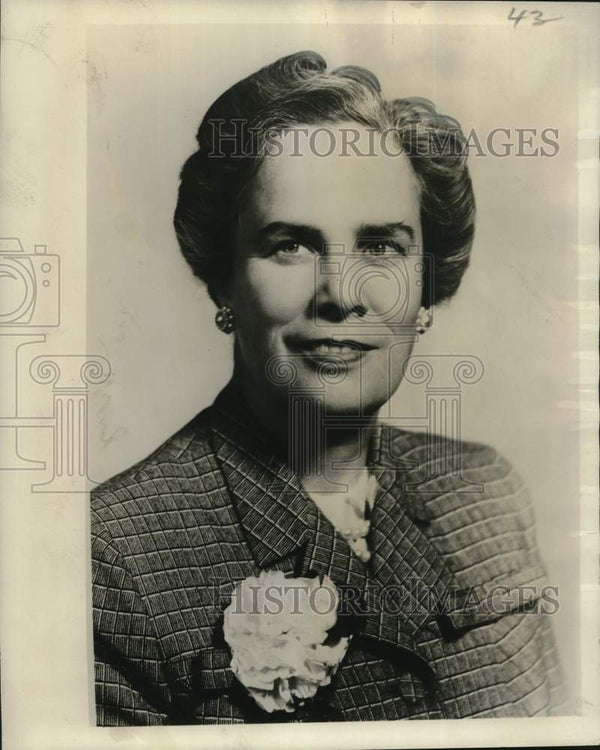 1957 Press Photo U.S. delegate to the United Nations, Miss Mary Lord ...