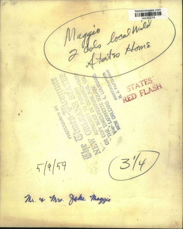 1959 Press Photo Mr. & Mrs. Jake Maggio Celebrate 50th Anniversary ...