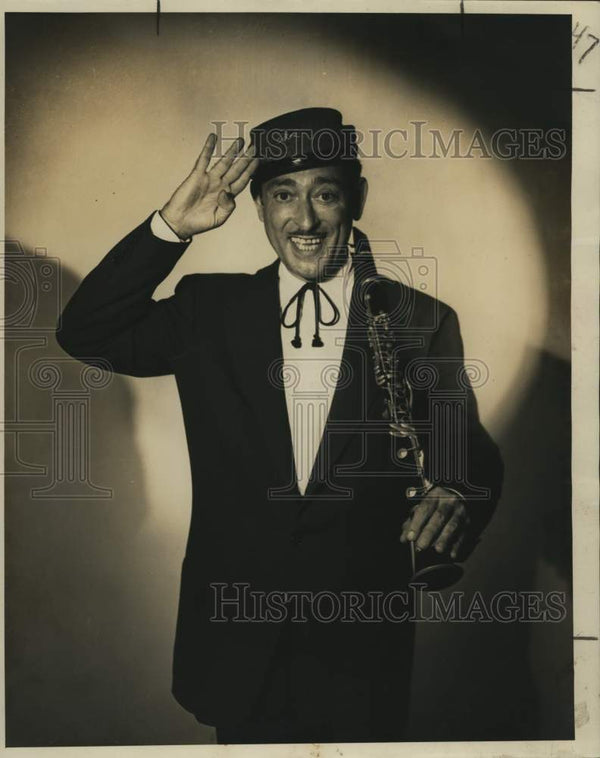 1951 Press Photo Jazz Clarinet Tony Parenti will play at the St ...
