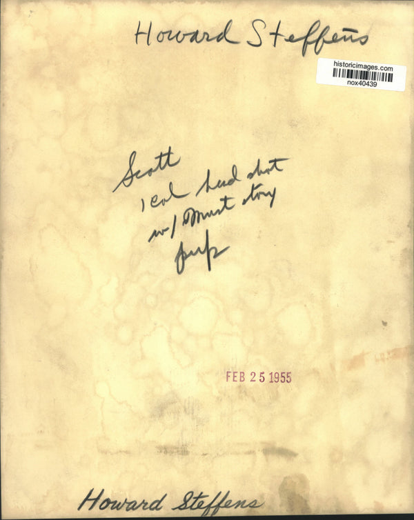 1955 Press Photo Howard Steffens - nox40439 - Historic Images