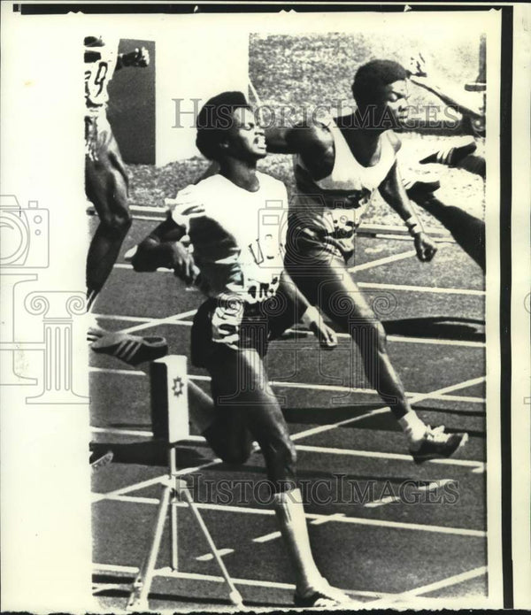1972 Press Photo American Rey Robinson, track and field qualifications ...