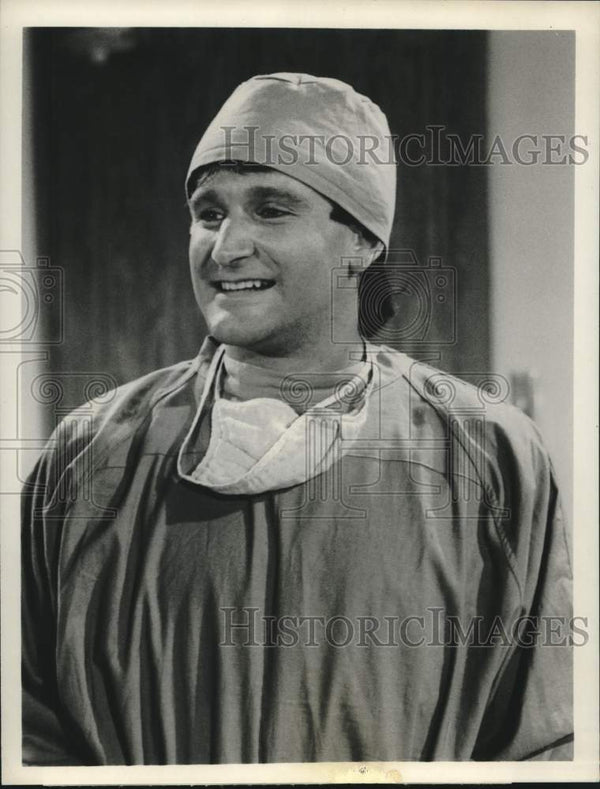 1980 Press Photo Comedian-Actor Robin Williams in "Mork & Mindy ...