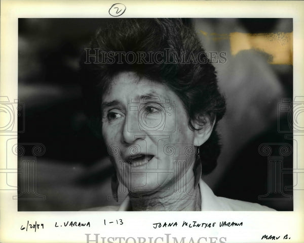 1989 Press Photo Joana McIntyre Varama - ora91668 - Historic Images