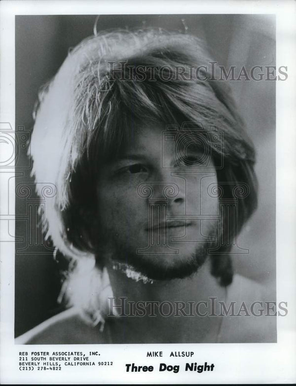 1976 Press Photo American guitarist Mike Allsup of the Three Dog Night ...