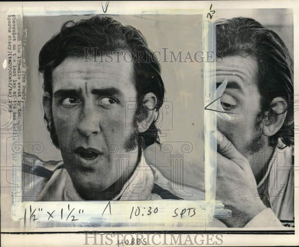 1969 Press Photo Race car driver David Hobbs - pis01229 - Historic Images