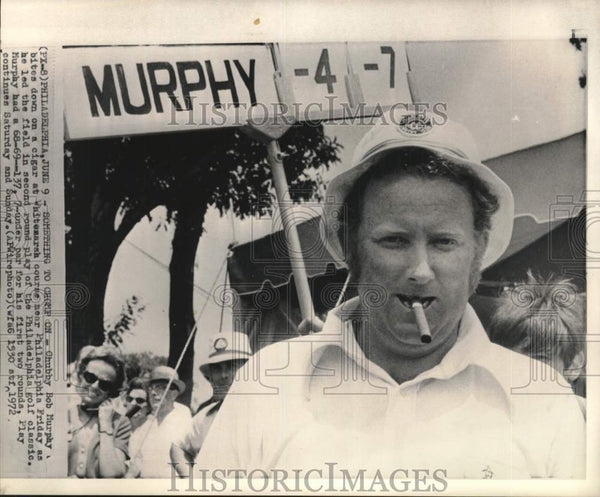 1972 Press Photo Golfer Bob Murphy, Philadelphia Golf Classic, Philade ...