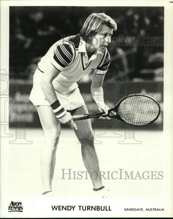 1981 Press Photo Tennis Player Wendy Turnbull, Sandgate Australia ...