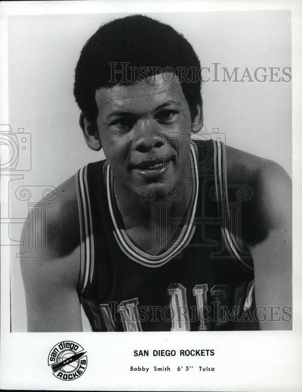 1989 Press Photo San Diego Rockets Basketball Player Bobby Smith From ...