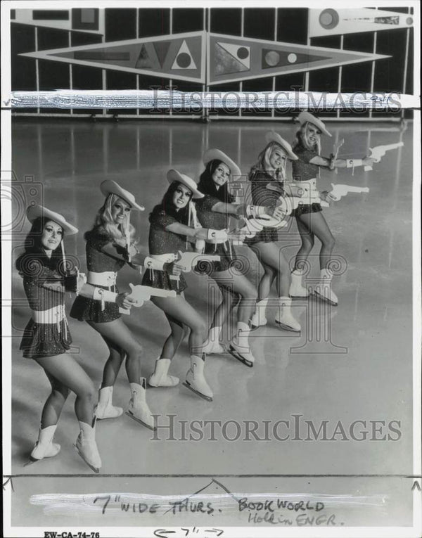 1974 Press Photo "Ice Capades" skaters during performance - pix43651 ...