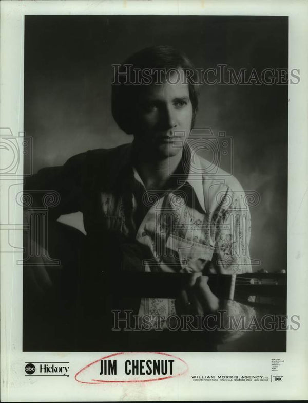 1978 Press Photo Jim Chesnut, country singer, songwriter and musician ...