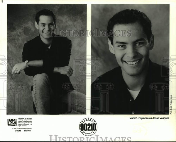 1994 Press Photo Actor Mark D. Espinoza as Jesse Vasquez in Beverly ...