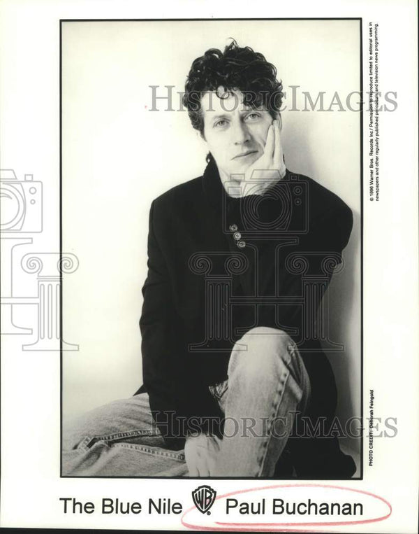 1996 Press Photo Musician Paul Buchanan of The Blue Nile music group ...