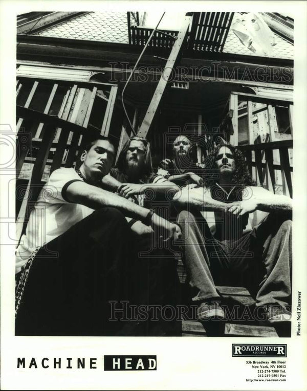 1997 Press Photo Machine Head Band, Four Members in portrait - sap12243 ...