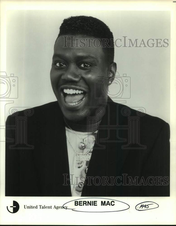 1995 Press Photo Comedian Bernie Mac - sap12258 - Historic Images