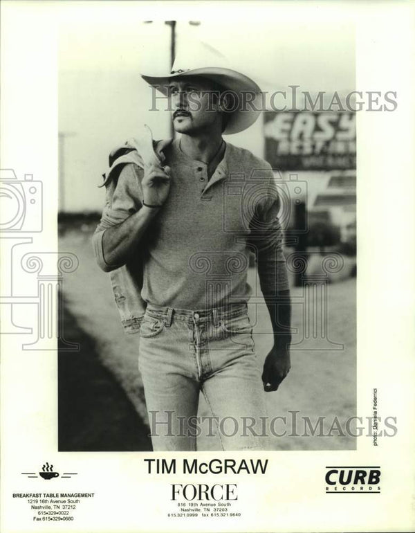 1996 Press Photo Tim McGraw, Singer, Entertainer - sap13508 - Historic ...