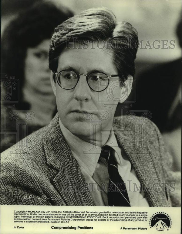 1985 Press Photo Actor Edward Herrmann in "Compromising Positions ...