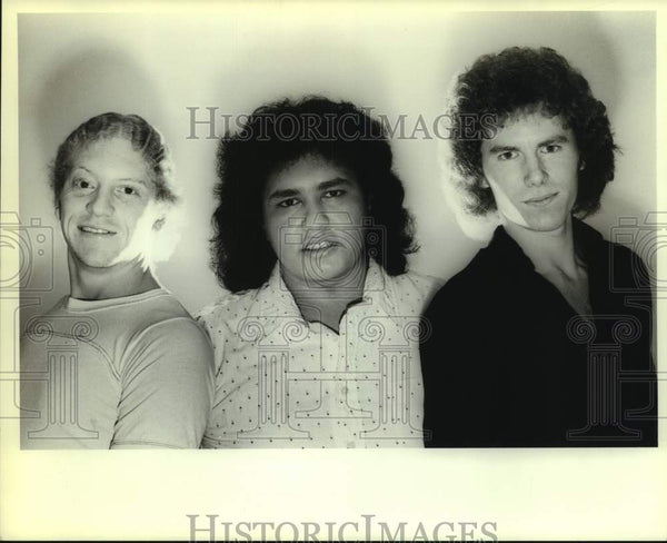 1982 Press Photo Three Members of the Jumbo Band, Musicians ...