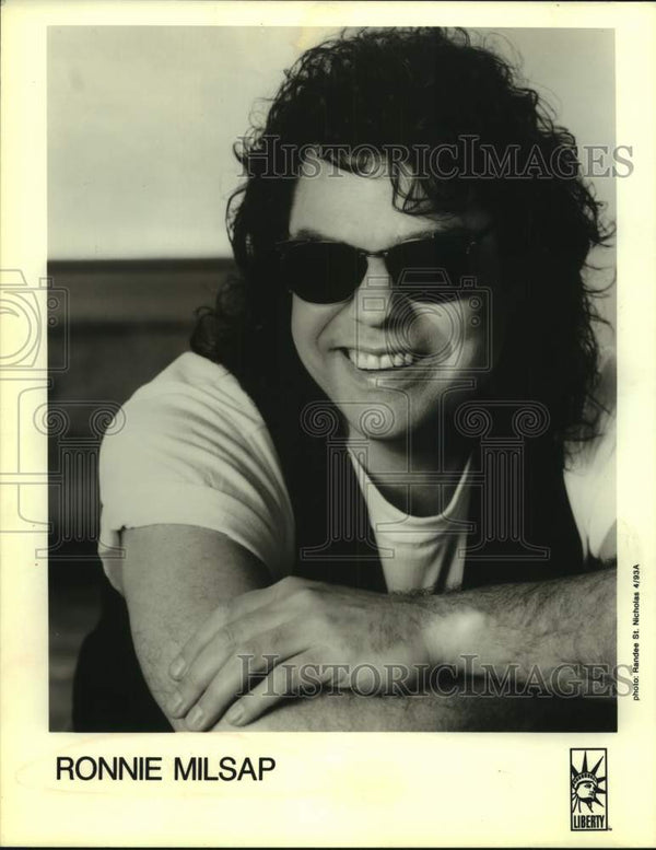 1993 Press Photo Ronnie Milsap, country singer and pianist. - sap15444 ...
