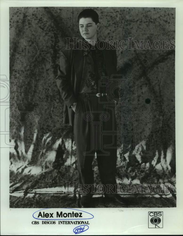 1994 Press Photo Alex Montez, Latin singer, music producer and pastor ...