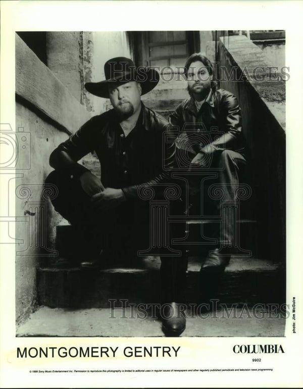 1999 Press Photo Two Members of the band Montgomery Gentry - sap15468 ...