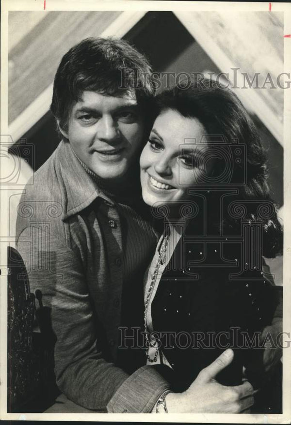 1975 Press Photo Actress Susan Seaforth Hayes and Actor Bill Hayes ...
