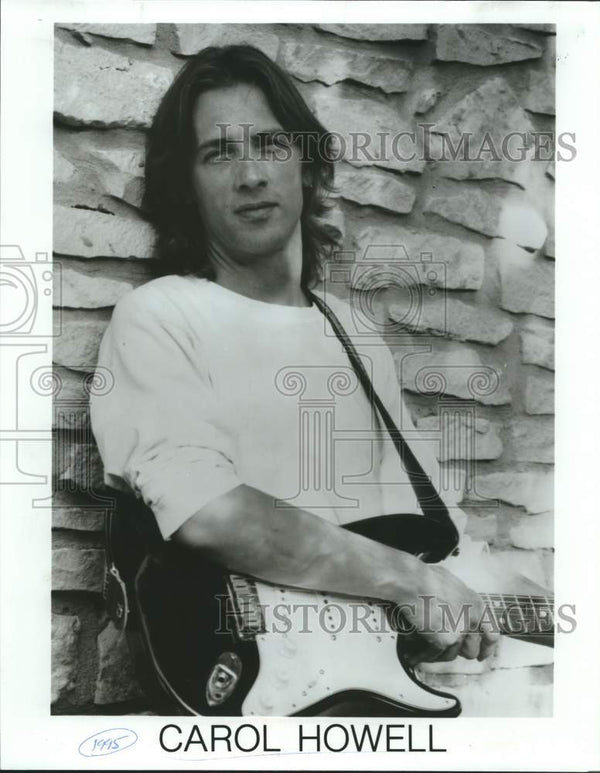 1995 Press Photo Carol Howell, pop music singer and musician ...