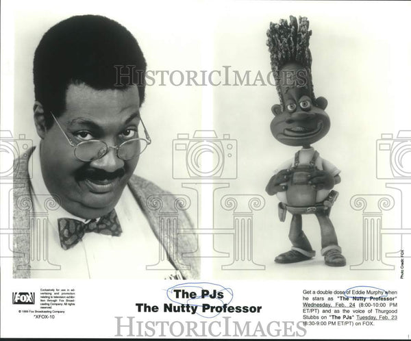 1999 Press Photo Eddie Murphy as The Nutty Professor and voice actor on ...