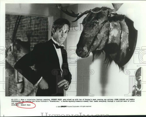 1984 Press Photo Actor Robert Hays in "Scandalous" movie - sap18554 ...
