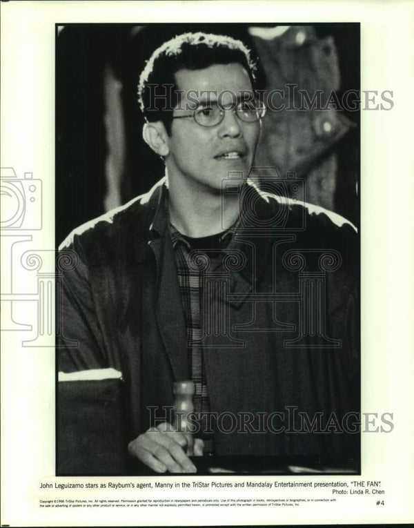 1996 Press Photo Actor John Leguizamo at agent Manny in "The Fan ...