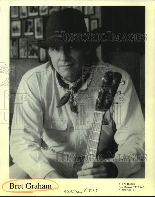 1999 Press Photo Musician Bret Graham - sap19136 - Historic Images